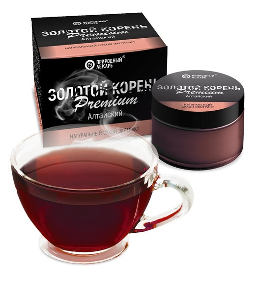 Натуральный быстрорастворимый напиток ЗОЛОТОЙ КОРЕНЬ ПРЕМИУМ 30г ...