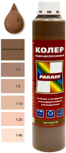 Колер Parade коричневый - купить по низкой цене в интернет-магазине ...