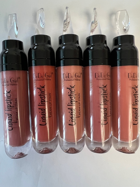 DODO GIRL Набор из 5 штук нюдовых жидких помад купить на OZON по низкой ...