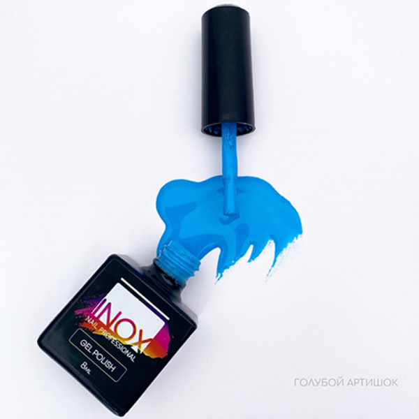 INOX nail professional, Гель-лак №050, Голубой артишок - купить с ...