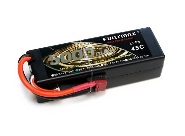 Аккумулятор LiPo Fullymax 11.1V 5000мАч 45C (в корпусе) FB5000-45C-11 ...