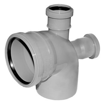 Отвод канализационный РОССИЯ D 110 ,90 ,50 фронтальный ,прямой - купить ...