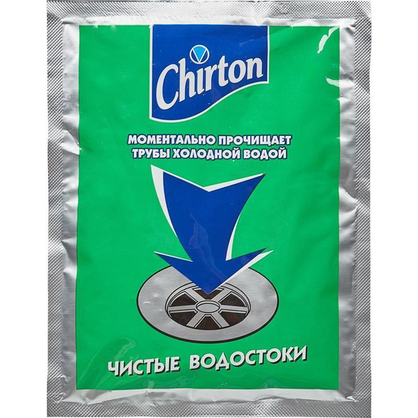 Cредство для прочистки труб Chirton порошок 60 г - купить с доставкой ...