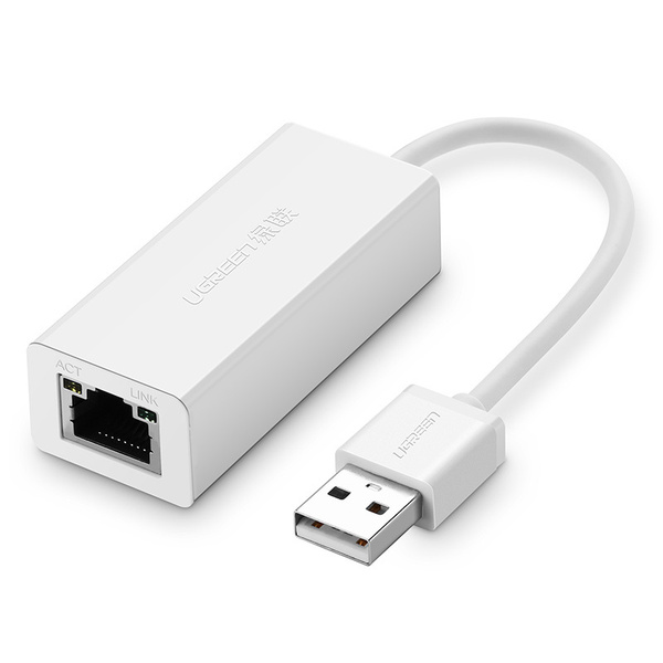 Адаптер сетевой UGREEN CR110 (20253) USB 2.0 10/100Mbps Ethernet ... Адаптер сетевой UGREEN CR110 (20253) USB 2.0 10/100Mbps Ethernet ...