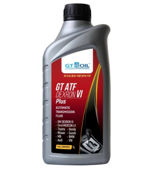 Жидкость трансмиссионная синтетическая: GT ATF Dexron VI Plus, 1 л ...
