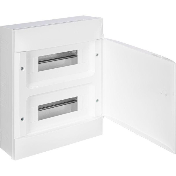 Practibox S Пластиковый щиток Навесной ЩРн-П 2X12 Белая дверь код ...