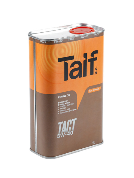 Масло моторное TAIF Tact 5W-40 Синтетическое - купить в интернет ...