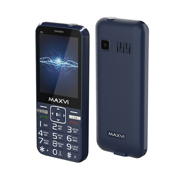 Мобильный телефон Maxvi P3 Blue купить на OZON по низкой цене (1794563153)