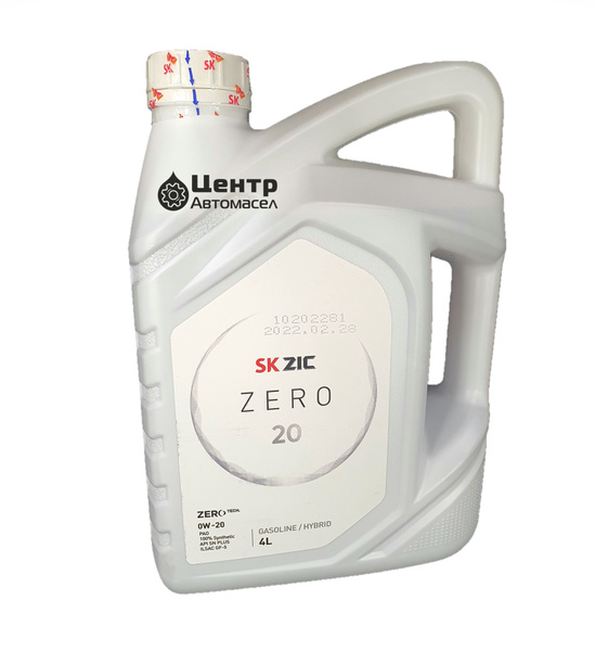 Масло моторное ZIC 0W-20 Синтетическое - купить в интернет-магазине ...