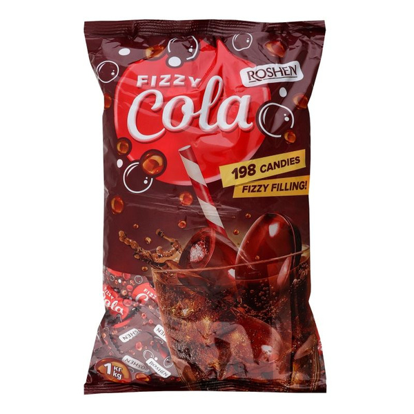 Fizzy Cola Шипучки Roshen Fizzy Boom Рошен 1 кг купить с доставкой