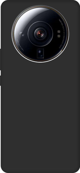 Матовый Soft Touch силиконовый чехол на Xiaomi 12S Ultra / Сяоми 12С Ультра черный купить на ...