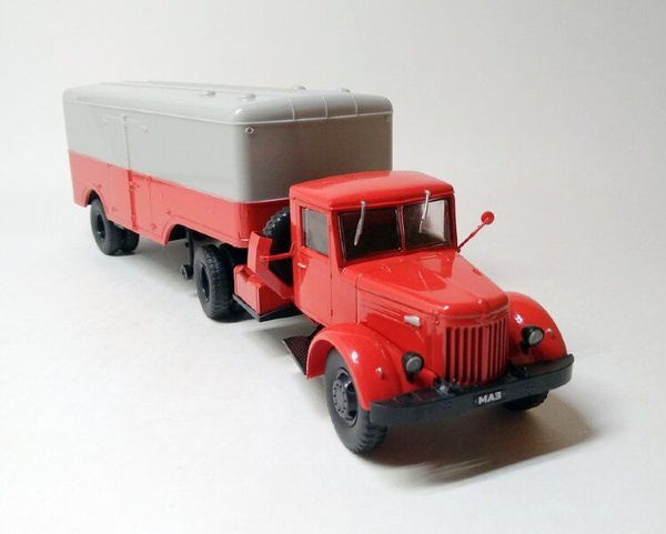 Вопросы и ответы о модель коллекционная автомобиля МАЗ-200В с п/п МАЗ-5217/ масштаб 1:43 – OZON ...