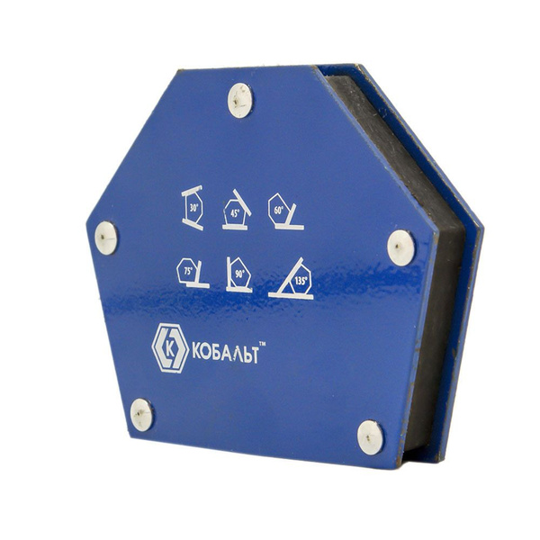 Угольник магнитный КОБАЛЬТ 95 х 48 мм, на 6 углов (30, 45, 60, 75, 90, 135) купить на OZON по ...