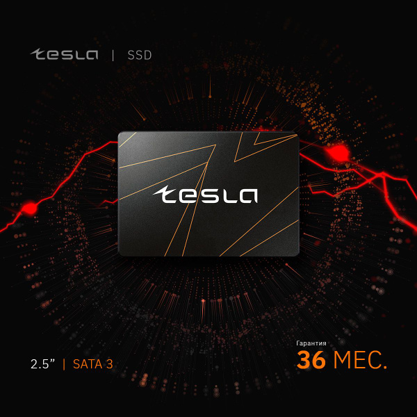 120 ГБ Внутренний SSD-диск TESLA TLC 3D NAND SATA SSD (SSDTSLA-120GS3 ...