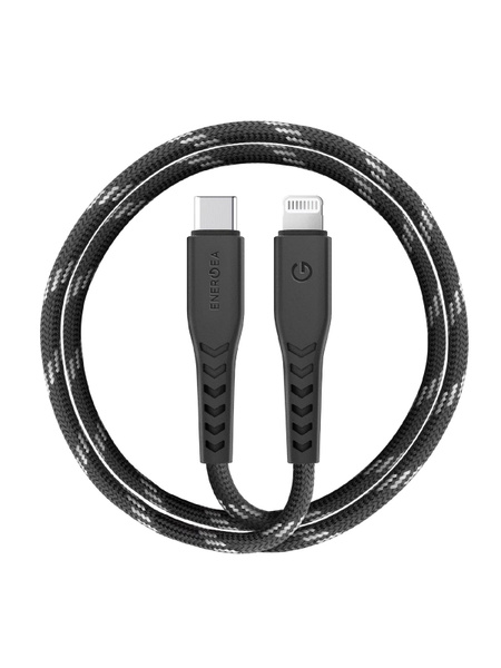 Кабель USB Type-C, Apple Lightning EnergEA CBL-NFCL-BLK030-1 - купить ...