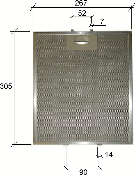 2 шт. 480122102168 Масляный фильтр вытяжки 305 x 267 мм Elica, AEG ...