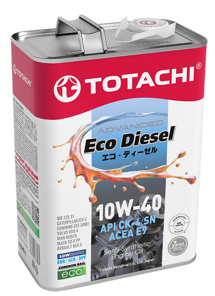 Масло моторное TOTACHI 10W-40 Полусинтетическое - купить в интернет ...