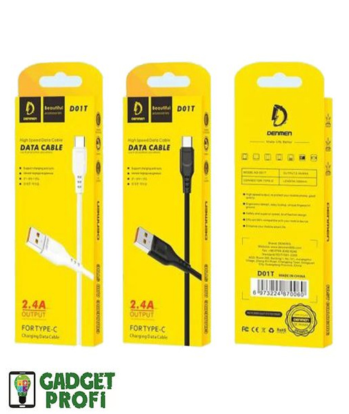 Кабель USB Type-C Gadget Profi Denmen Type-c - купить по низкой цене в ...