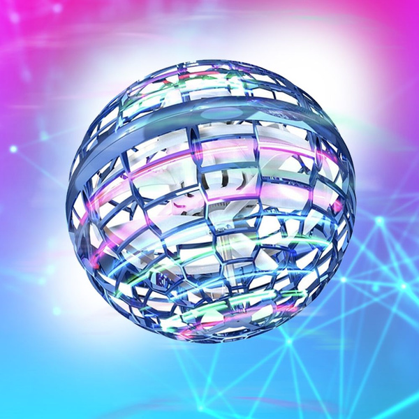 Летающий шар со светом FLYING SPINNER. Летающий спиннер с сенсорными с ...