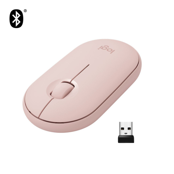 Мышь беспроводная Logitech Pebble M350 Rose 2005017488627,6920377909451 ...