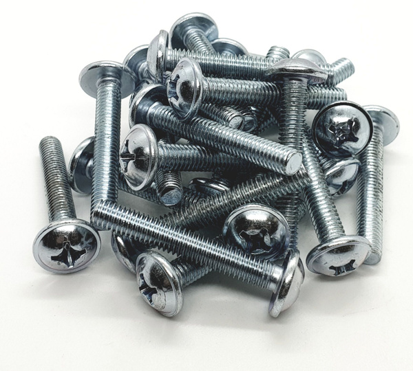 ДомМетиз Винт M6 x 6 x 40 мм, головка: Полукруглая, 25 шт. - купить с доставкой по выгодным ...