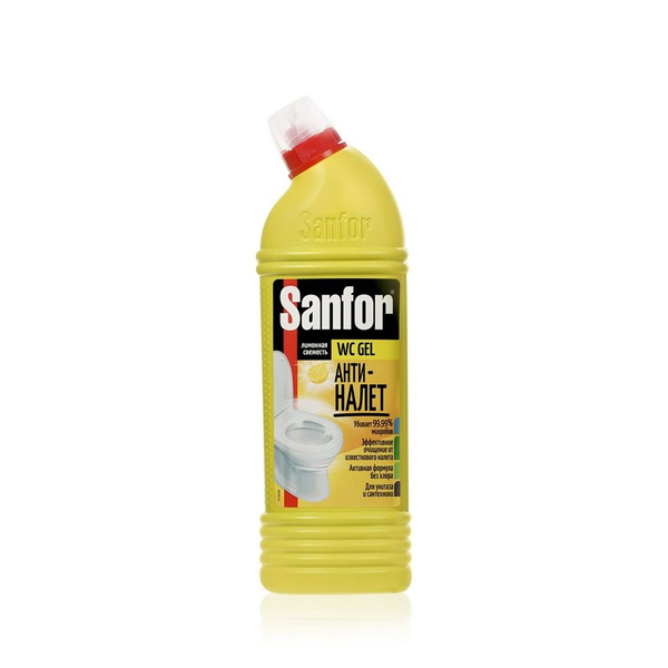 Чистящее средство для сантехники Sanfor WC gel " лимонная свежесть ...
