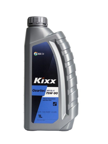 Масло трансмиссионное Kixx Geartec GL-5 75W-90 1л / Трансмиссионное ...