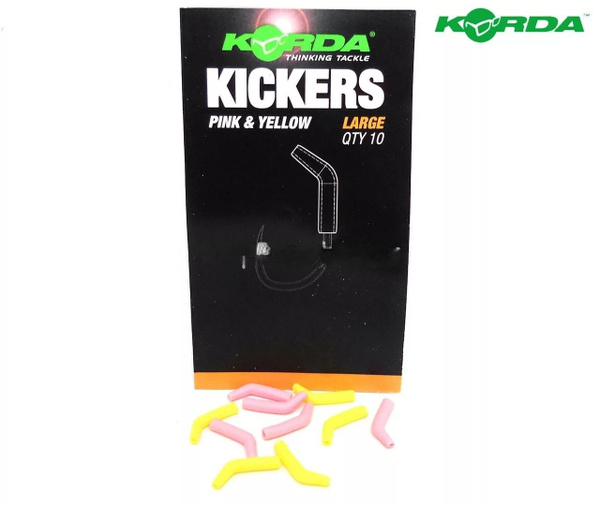 Лентяйки для крючка Korda (Корда) - Kickers Yellow/Pink Large, Размер крючка 2-4 - купить по ...