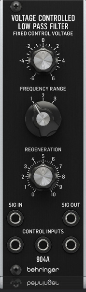 BEHRINGER 904A VOLTAGE CONTROLLED LOW PASS FILTER модуль аналогового ...