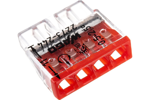 Клемма WAGO 2273-244 С пастой - купить с доставкой по выгодным ценам в интернет-магазине OZON ...