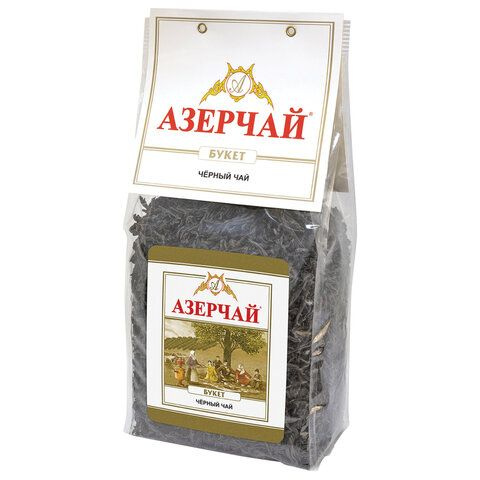 Чай АЗЕРЧАЙ "Букет" черный листовой, 400 г, пакет, 413002 - купить с ...