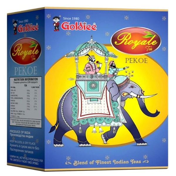 Чёрный чай Ассам Пекое Голди (Royale Pekoe, Goldiee), 200 грамм - купить с доставкой по выгодным ...