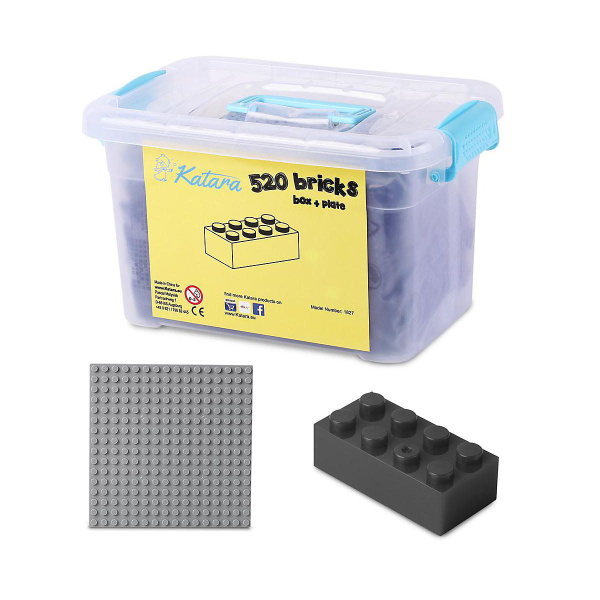 Katara набор строительных блоков из 520 кирпичей пластина коробка ...