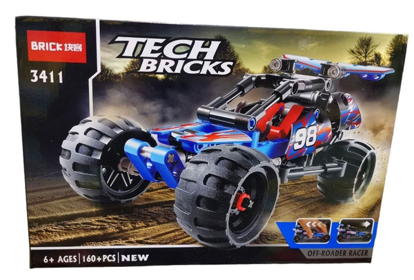 Конструктор Гоночная Машина. Tech Bricks. 160 деталей. - купить с доставкой по выгодным ценам в ...