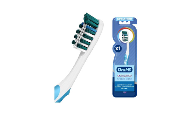 Зубная щетка Oral-B Complex Глубокая чистка средней жесткости - купить ...
