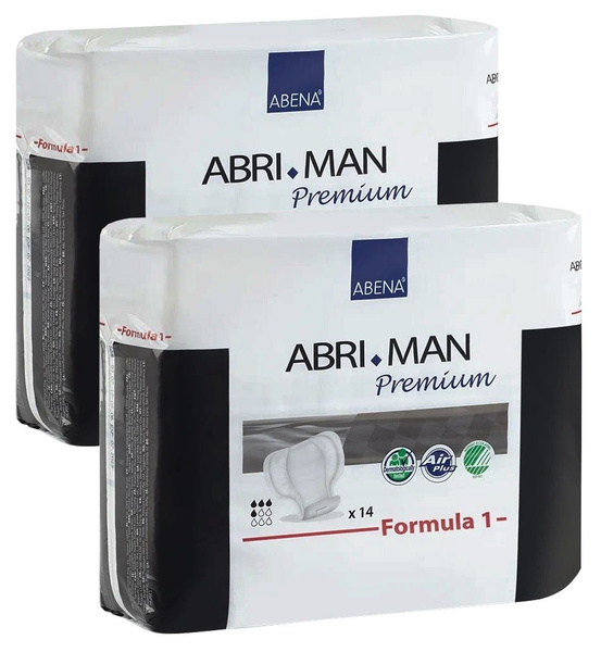 Мужские урологические прокладки Abena Abri-Man Premium Formula 1, 450 ...