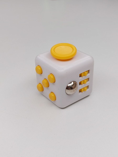 Антистресс Fidget Cube желтый - купить с доставкой по выгодным ценам в интернет-магазине OZON ...