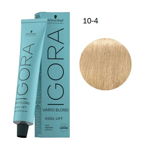 Крем-краска SCHWARZKOPF PROFESSIONAL IGORA ROYAL HIGHLIFTS 10-4 60 мл ...