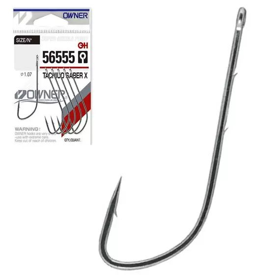 Крючок Owner 56555 №02/0 - купить с доставкой по выгодным ценам в ...
