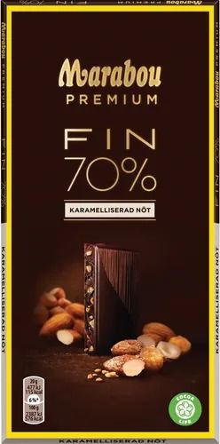 Шоколад ТЕМНЫЙ Marabou Premium Fin Karamelliserad Not Карамелизованный ...