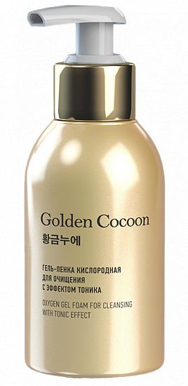 Арт Лайф Гель-пенка кислородная Golden Cocoon, 110 мл, для очищения с эффектом тоника. Артлайф ...