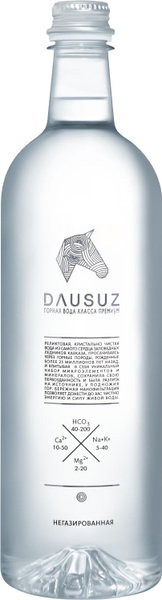 Реликтовая минеральная горная вода Dausuz/Даусуз негазированная ПЭТ 1,0 ...