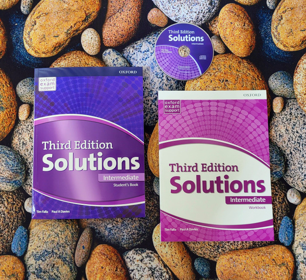 Solutions Intermediate Third Edition, 3rd edition, Student's Book + Workbook + Диск | Falla Tim ...