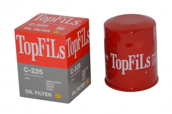 Фильтр масляный TopFils Фильтр масляный TOP FILS C-225 - купить по выгодным ценам в интернет ...