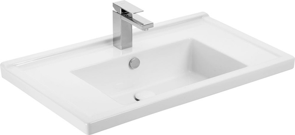 Раковина STWORKI 80 8080-KL прямоугольная, фаянсовая, белая, 80 см купить на OZON по низкой цене ...