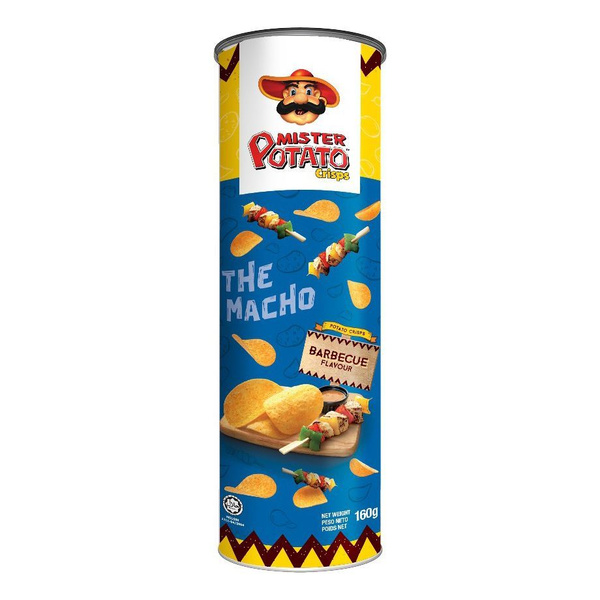 Чипсы картофельные Mamee Mr Potato барбекю 160 г - купить с доставкой ...