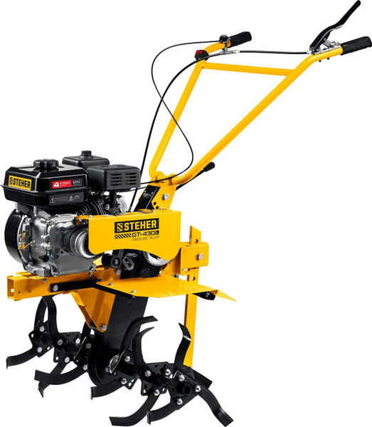 Мотоблок бензиновый с понижающей передачей STEHER GT-430 L 7 л.с., без ...