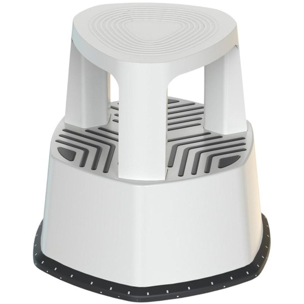 Табурет-стремянка, передвижной, EVR STEPP PRO, серый - купить по ...