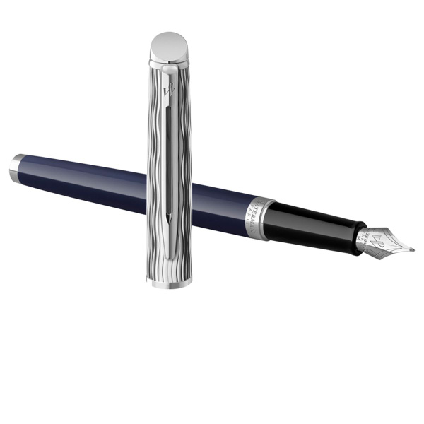 Ручка перьевая Waterman "H misph re SE Deluxe Blue CT" синяя, 0,8мм ...