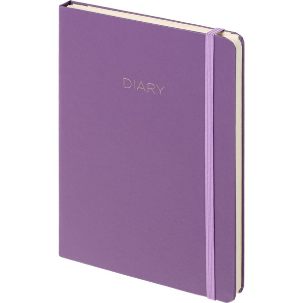 Attache Ежедневник, Diary, недатированный сиреневый, А5 136 л - купить с доставкой по выгодным ...